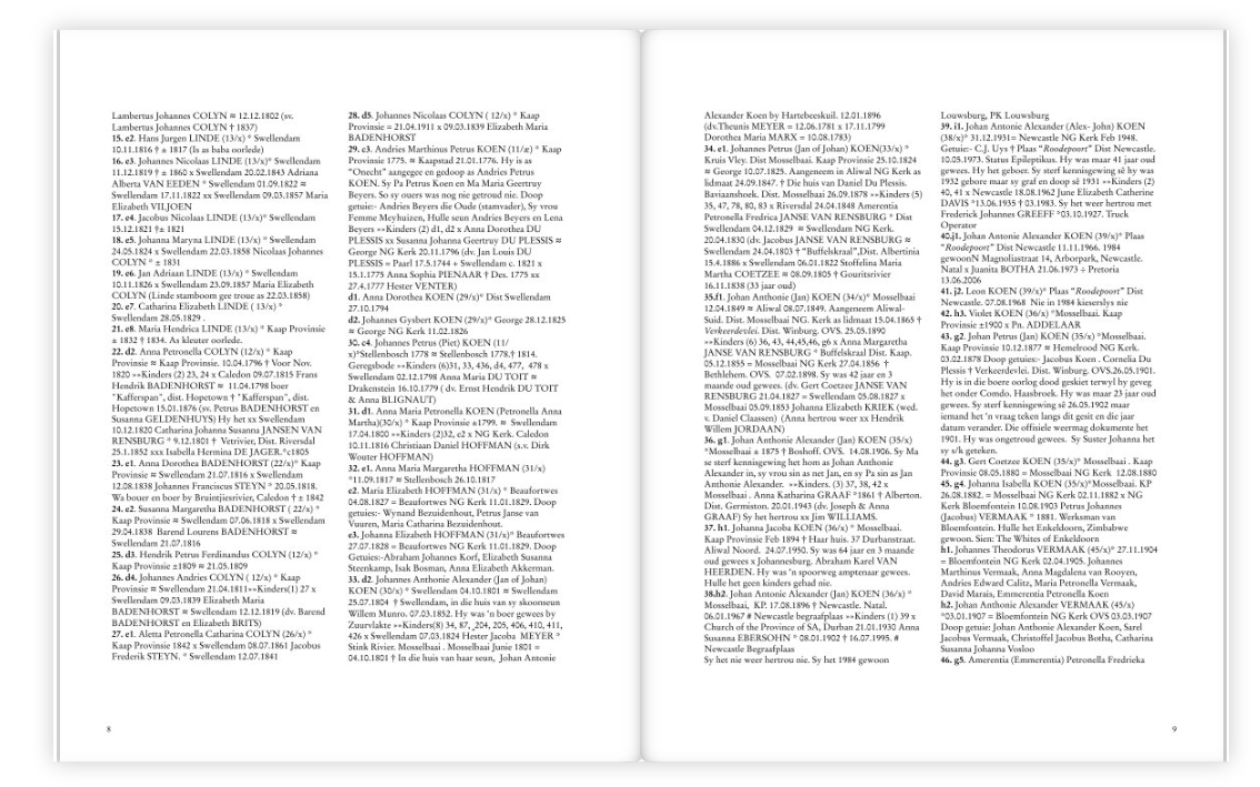 The Koen Family Tree – Brittany Myburgh